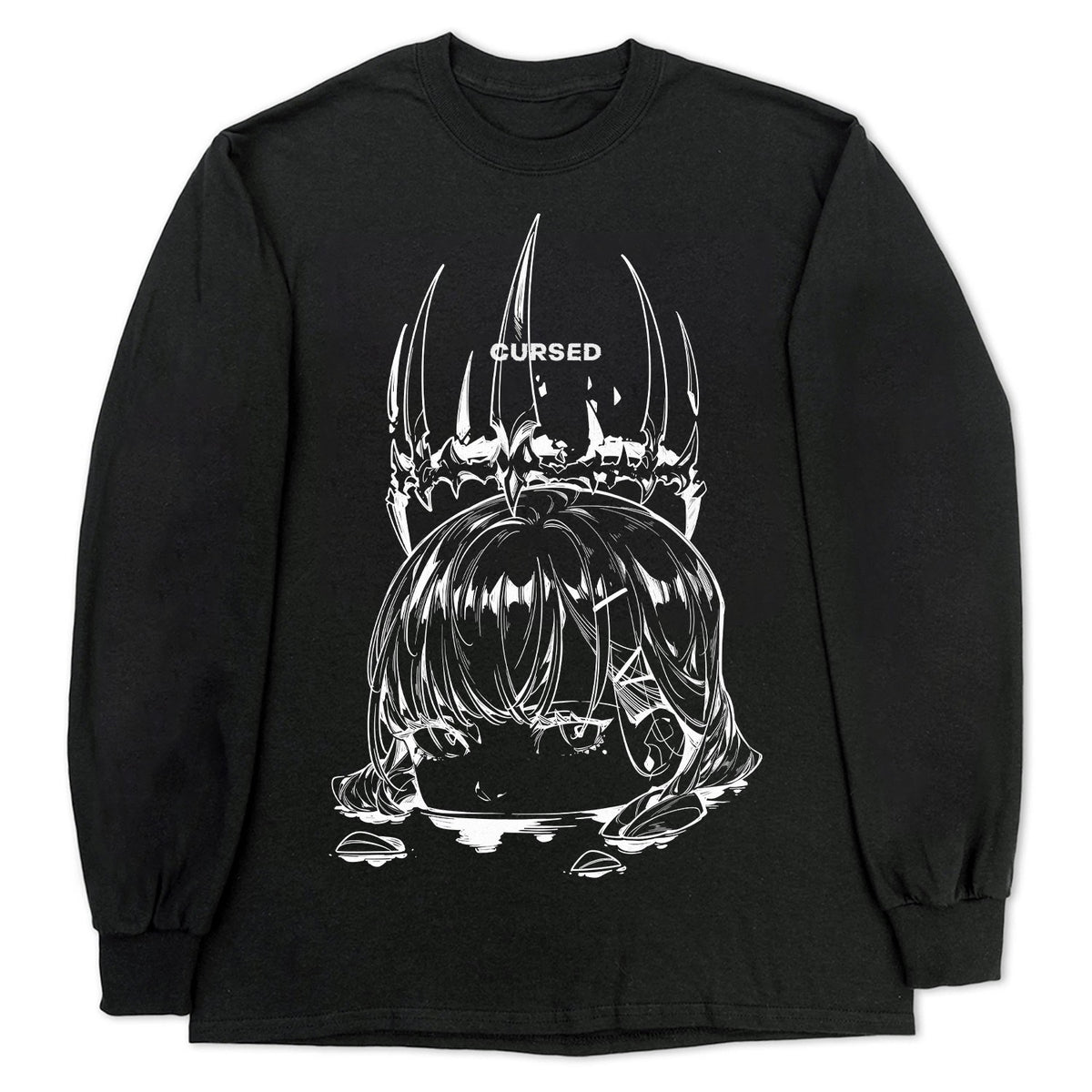 CURSED L/S TEE | ANIMEBAE – Animebae